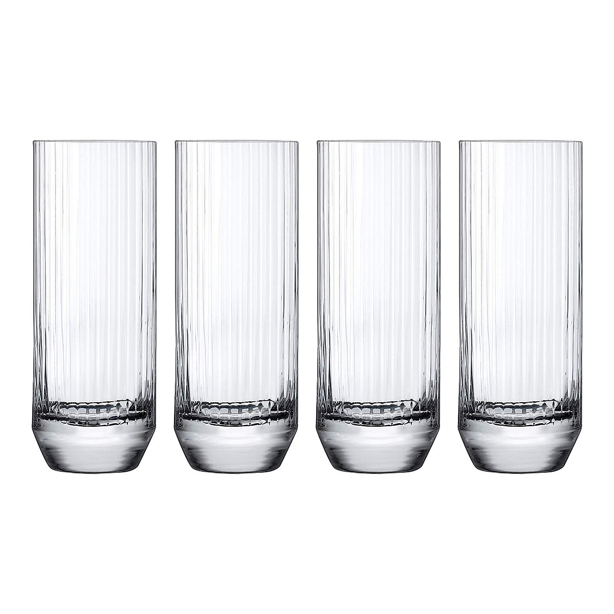 Nude Glass Big Top Set of 4 Highball Glasses 11.5oz Lead-Free Crystal (Set of 4) 64152-1100888