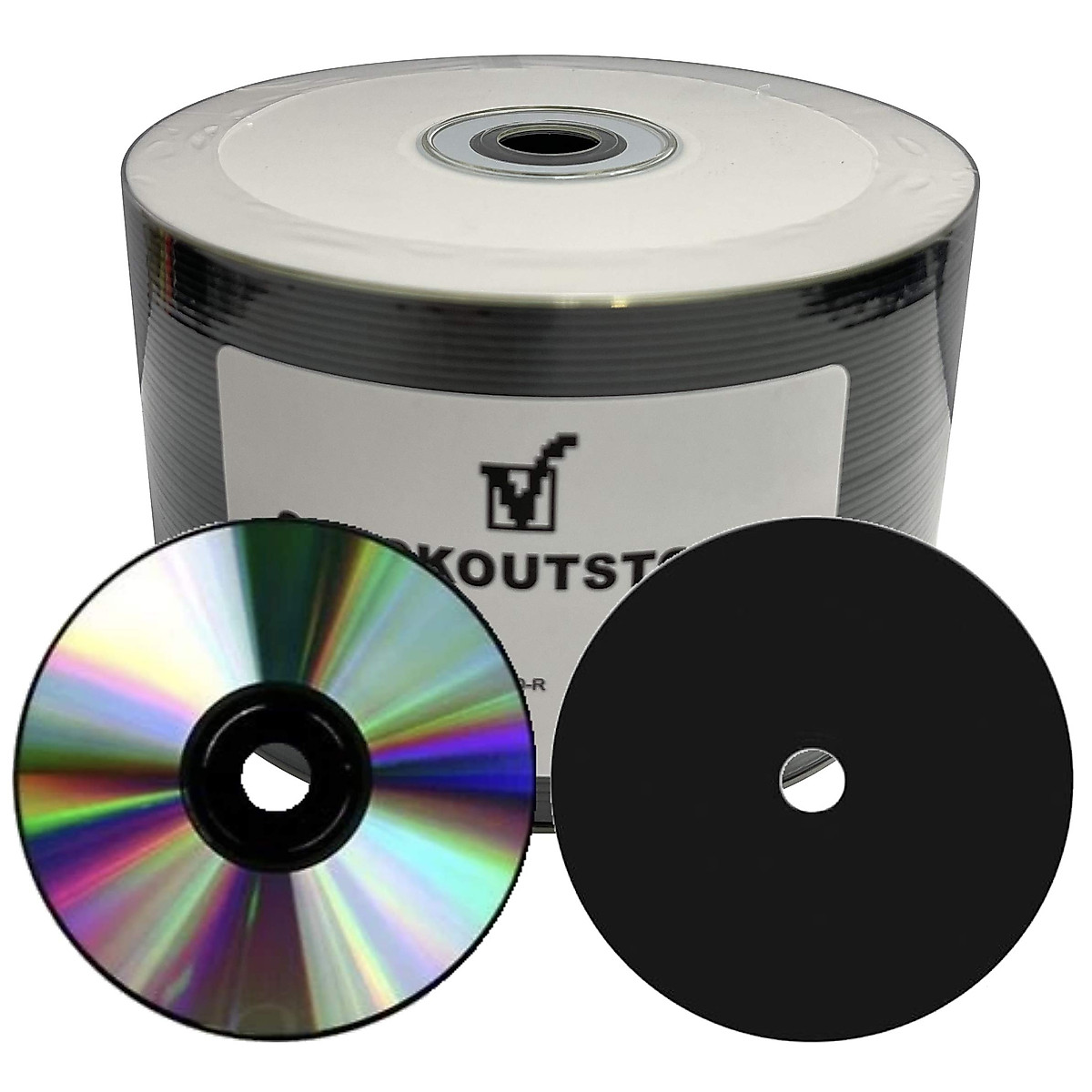 600 CheckOutStore 52x Black Bottom CD-R 80min 700MB Shiny Silver (Shrink Wrap)