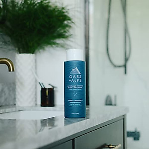 Oars + Alps Men's Sulfate Free Hair Shampoo, Conditioner, and Body Wash Kit, Moisturizing Skin Care Infused with Kelp and Algae Extracts, Fresh Ocean Splash Scent