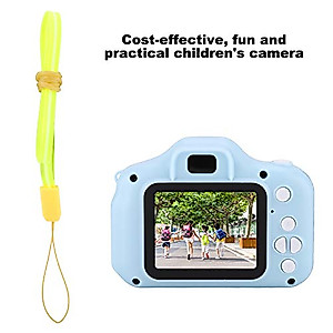 Zerone Digital Camera Kids Photo Camera with 2 Inch IPS Color Screen X2 Mini Portable HD 1080P Camera for 3-10 Years Old Girls Birthday Kids Toy(Blue)