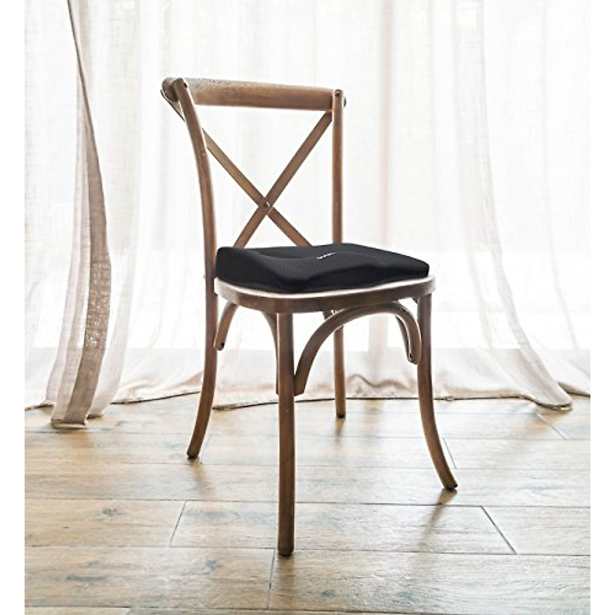 Pharmedoc Seat Cushion, Office Chair Cushions Butt Pillow, Memory Foam Chair Pad for Back, Coccyx, Tailbone, Sciatica Pain Relief Devices, Pressure Relief Seat Cushion