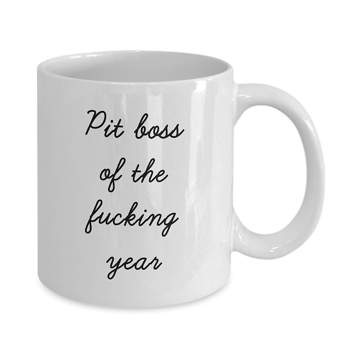 Best Pit boss Mug Funny Appreciation Mug for Coworkers Gag Swearing Mug for Adults Novelty Tea Cup