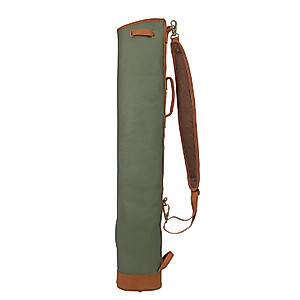 TOURBON Canvas Lightweight Sunday Golf Clubs Carry Bag Pockets Travel Driving Range Bags Storage