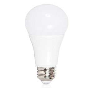 Maxxima LED A19 800 Lumens 60 Watt Equivalent Light Bulb Set - 2700K Soft White Light, Energy Efficient 10 Watts, E26 Base, Non-Dimmable, for Bathrooms, Lamps, and Living Rooms - 12 Pack