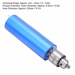 AC100~240V 0.3-4mm Electric Hand Drill Micro Adjustable Aluminum Alloy Hand Portable Wood Cutting Grinder micro machines DIY Grinder Kits for Wood Cutting, Carving and Polishing(#1) hand drill