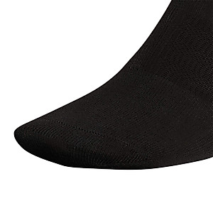 adidas Women's Superlite No Show Socks (6-Pair), Black/Heather Light Grey/White, Medium