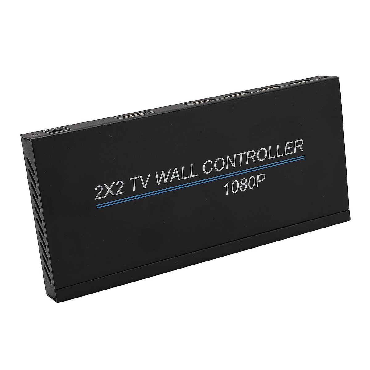 HDMl Video Wall Controller 1920x1080P 60Hz, Video Wall Processor with Remote Control, 2x2 1x2 2x1 1x3 3x1 1x4 4x1 TV Wall Controller for 4 TV Splicing Display (US Plug)