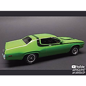 MPC 1974 Plymouth Road Runner - 1/25 Scale Model Car Kit - Buildable Vintage Vehicles for Kids and Adults
