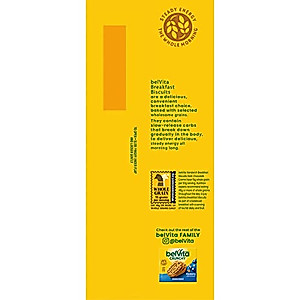 belVita Breakfast Sandwich Dark Chocolate Creme Breakfast Biscuits, Value Pack, 12 Packs (2 Sandwiches Per Pack)
