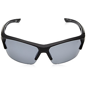 IRONMAN Men's Excursion Sunglasses Wrap, Black, 63 mm