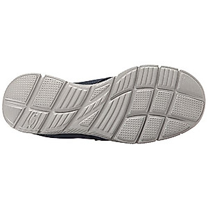 Skechers mens Equalizer Double Play Wide Slip On Loafer, Navy, 12 Wide US