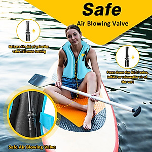 SOLY Inflatable Snorkel Vest for Adults，Snorkeling Vest，Snorkeling Vest for Kayaking Canoeing Water Sports Safety.