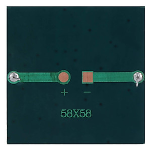 4Pcs Solar Panels, 0.45W 2V 58x58mm Solar Panel Kit, PET Solar Charger Panel, Waterproof Solar Charger, Portable DIY Solar Charging Board Module Charging Accessories, Solar Power Supplies