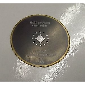 Bosch 3-3/8 Round Titanium Saw Blade for Multi Tool 1070382R