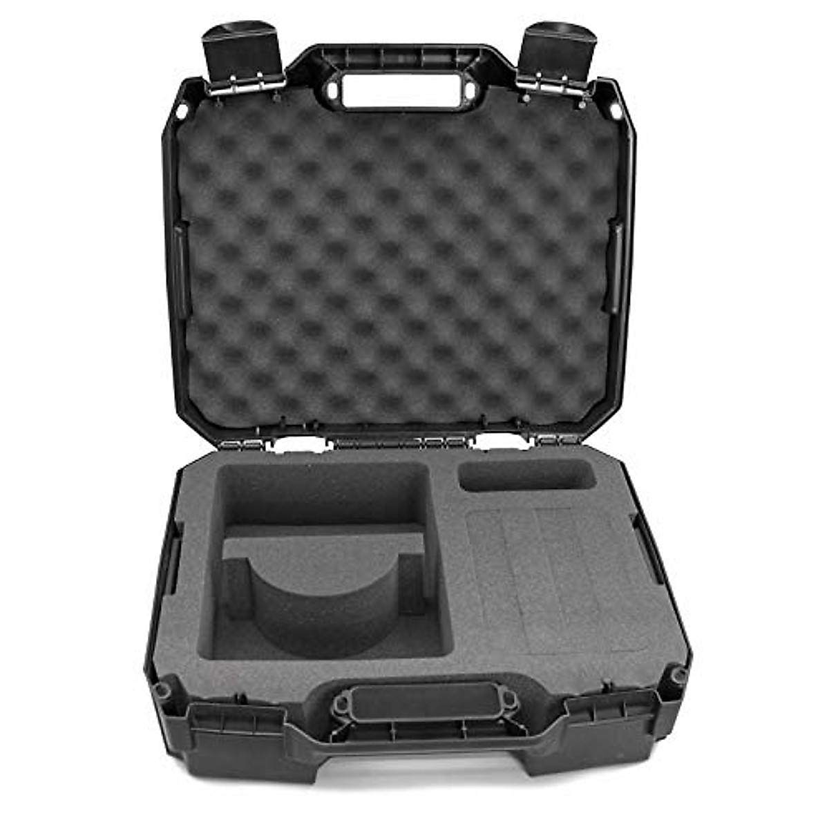 CASEMATIX Hard Shell Travel Case Compatible with Meta Quest 3S, Meta Quest 3 and 2 VR Headset - Fits 256GB, 128GB and 64GB Models with Custom Compartments for Accessories Like Controllers and Cables