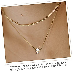 Didiseaon 270 Pcs Transparent Ab Colored Beads Clear Glass Beads Clear Necklace Charm Necklace Bead Bracelet Making Kit Glass Beads for DIY Gemstones and Crystals Bracelets DIY Glass Beads