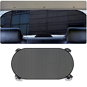 Pincuttee Car Rear Window Sunshade 1PC,Back Window Sun Shade for Car,Car Rear Window Sunshade with Suction Cup,Sun UV Rays Protection for Baby(1PC,Rear Window)