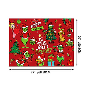 12 Sheets Christmas Grich Wrapping Paper,Funny Cartoon Character Pattern Wrapping Paper For Christmas Party Birthday Party DIY Gift Packing, 20 x 27 Inch