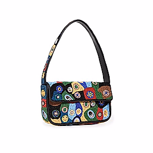 STAUD Women's Tommy Bag, Milliefiori Black, One Size
