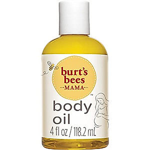 Body Oil, Burt's Bees Mama Hydrating & Smoothing Skin Care with Vitamin E, 100% Natural, 4 Ounce