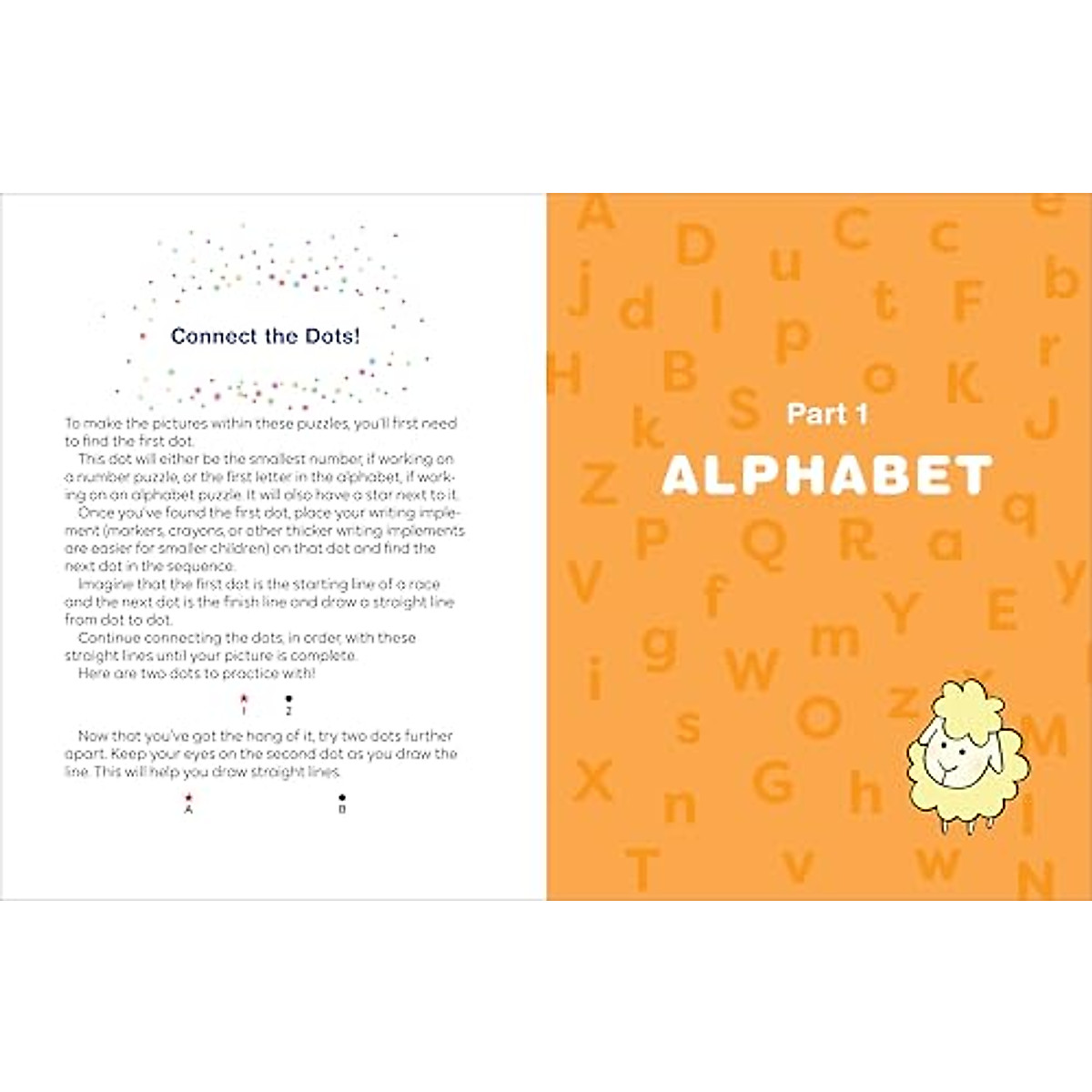 Dot-to-Dot Activities for Learning: Practice the Alphabet and Count to 100