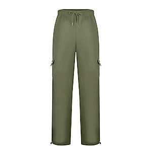 Cargo Pants Women Workout Sets for Men Green Town Lightweight Sweatpants Men 3/4 Pants Men Mens Jogger Sweatpants Athletic Set Reflective Pants(08-Army Green,X-Large)