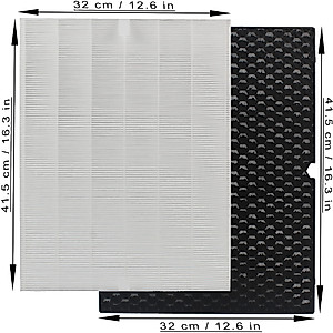 ADR Winix 5500-2 Air Purifier Filter Replacement 116130 Filter H13 Grade Replacement for Winix 5500 2 Air Purifier -True HEPA Filter and Washable Activated Carbon Filter