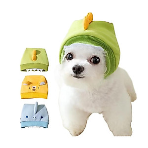 3PCS Dog Ear Muffs,Pet Ear Cover Noise Protection Ears Warm Cute Soft Pet Headwear Grooming Accessories Apparels (Medium)