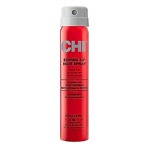 CHI Enviro 54 Hairspray, Natural Hold, Lightweight Spray to Finish & Secure A Variety of Hairstyles, Sulfate & Paraben-Free, 2.6 Oz