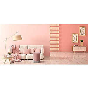 BIRDROCK HOME Round Ottoman Foot Stool – Soft Padded Modern Design – Ideal for Living Room, Bedroom – Compact Footrest, Vanity Chair, Small Furniture – Foam Seating, Decorative Accent (Dusty Rose)