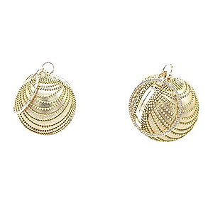 jessie Women Crystal Rhinestone Round Ball Evening Bag Clutch Purse Prom Party Handbag