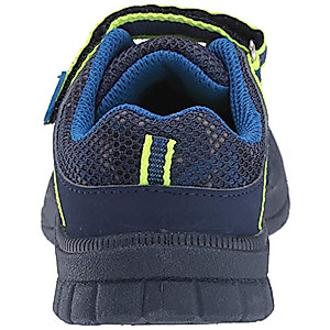 OshKosh B'Gosh Boy's Xavi Athletic Bumptoe Sneaker, Navy, 5 M US Toddler
