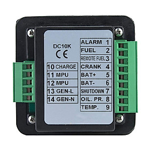 YWBL-WH Generator Controller Module DC10K Engine Manual Start Generator Controller Control Module Control Panel,