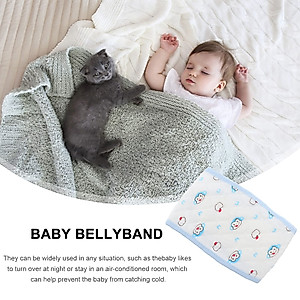 ARTIBETTER 3Pcs Cotton Baby Belly Band Baby Umbilical Cord Belly Band Breathable Cotton Navel Protection Belt for Infant Newborn