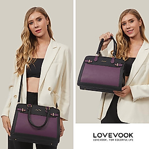 LOVEVOOK Purses for Women, Handbags for Women Tote Shoulder Bag Satchel and PU Leather Top Handle for ladies