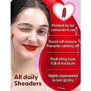 It'S SKIN Tincy All-Day Semi-Matte Lip Stain Tint 0.13oz (04 Bloodymary Red) - Non-Transfer | Smooth Satin Finish, Rich Pigmentation | Moisturizing, Comfortable Vivid Color for Lasting All-Day Beauty