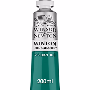 Winsor & Newton Winton Oil Color, 200ml (6.75-oz) Tube, Viridian Hue