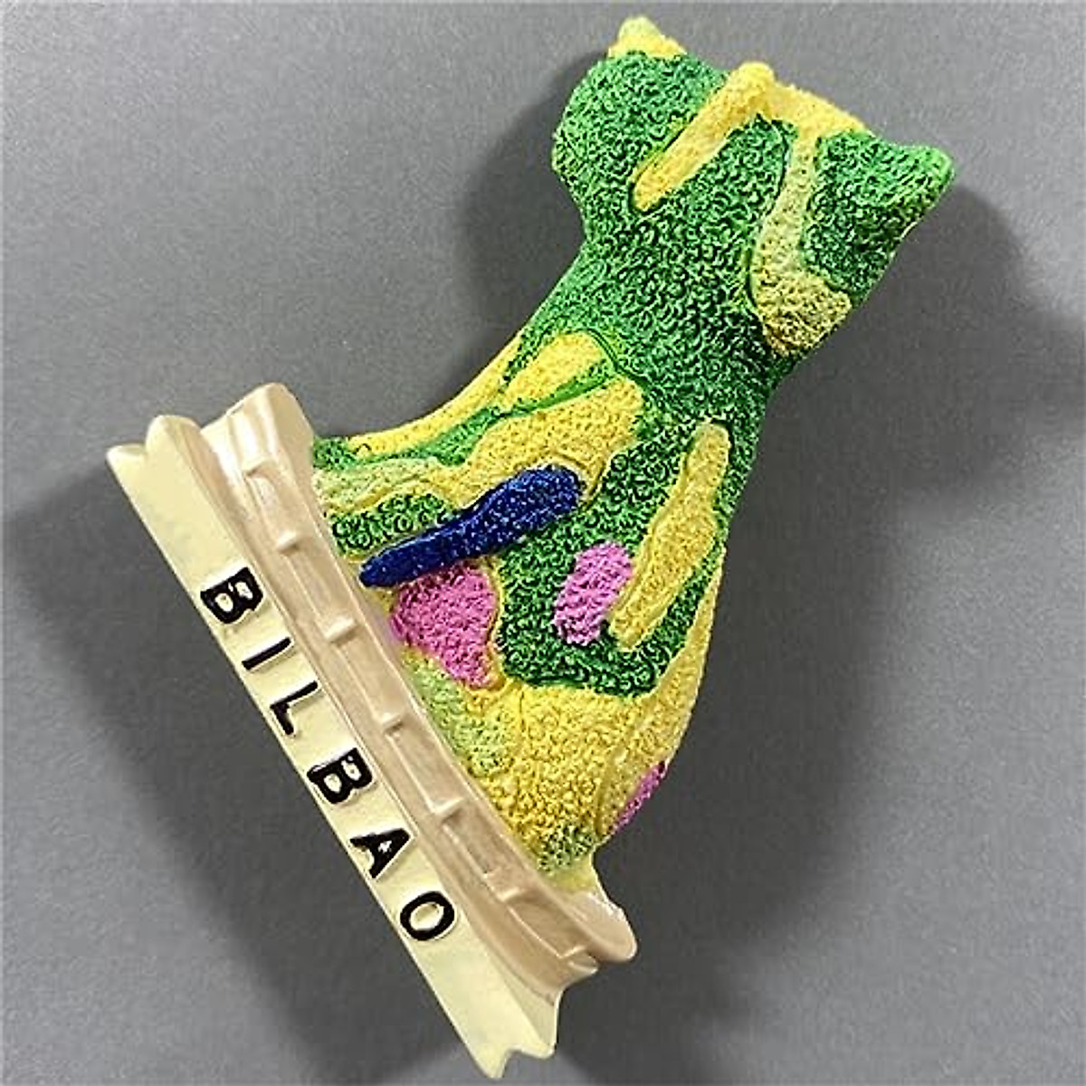 Puppy Sculpture Guggenheim Museum Bilbao Spain Refrigerator Magnet Travel Souvenir Fridge Decoration 3D Magnetic Sticker Craft Collection