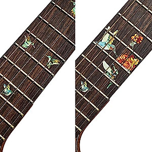 Bee Hummingbirds - Fret Markers Inlay Stickers Decals for Guitars