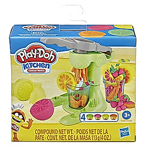 Play-Doh Kitchen Creations Juice Squeezin' Toy Juicer for Kids 3 Years and Up with 4 Non-Toxic Colors