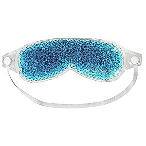 Eye Mask by TheraPearl, Ice Pack, Flexible Gel Beads for Hot Cold Therapy, for Puffy, Swollen Eyes & Relaxation, Non Toxic & Reusable