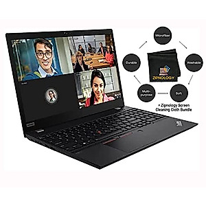 Lenovo ThinkPad T15 Gen 2 15.6" FHD Business IPS Laptop, Intel Quad-Core i5-1145G7 2.6 GHZ,16 GB RAM, 512 GB PCIe SSD, Intel Iris Xe, WiFi, Bluetooth, Backlit KB, Win 10 Pro + Zipnology Cloth -New