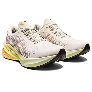 ASICS Women's NOVABLAST 3 Running Shoes, 8.5, Cream/Fawn