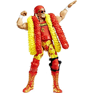 WWE Elite Collection Action Figure Hulk Hogan 6-inch Posable Collectible for WWE Fans Ages 8 Years Old & Up​