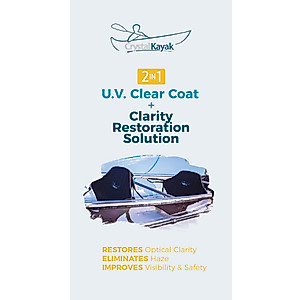 Crystal Kayak Hull Clarity Restoration Kit - Designed for Maintenance of Genuine Crystal Kayaks and Crystal Boards.