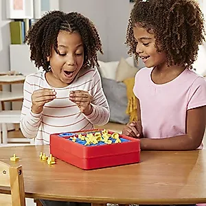 Hasbro Gaming Perfection Game for Preschoolers and Kids Ages 5 and Up, Popping Shapes and Pieces, Preschool Board Games for 1 or More Players