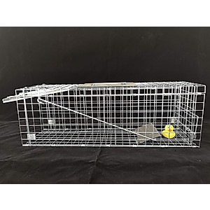 Autofather Humane Rat Trap Live Mouse Cage Trap, Animal Trap Cage (Easy to Set Humane Trap for Rabbits, Cats and Similar Sized Animals) - 24 in x 7.48 in x 8.26 in