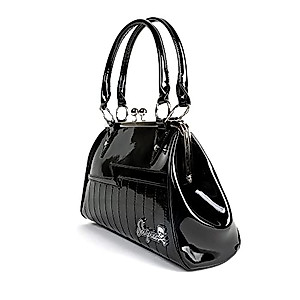 Sourpuss Shock Me Handbag Purses (Black)