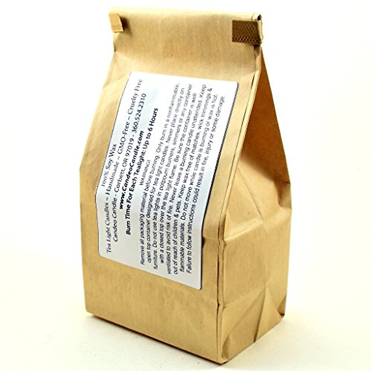 Candy Cane, Holiday Scented Soy Tealights, 12 Pack Clear Cup Candles, Christmas Candles