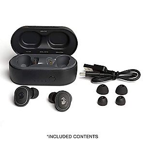 Skullcandy Sesh Evo True Wireless In-Ear Bluetooth Earbuds Compatible with iPhone and Android / Charging Case and Microphone / Great for Gym, Sports, and Gaming IP55 Water Dust Resistant - Black